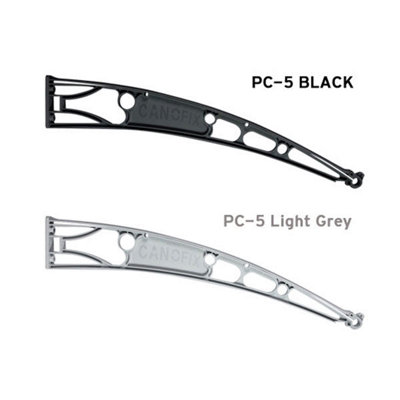 CANOFIX Door Canopy PC 4000 Width x 1500 Projection (Grey Bracket ...