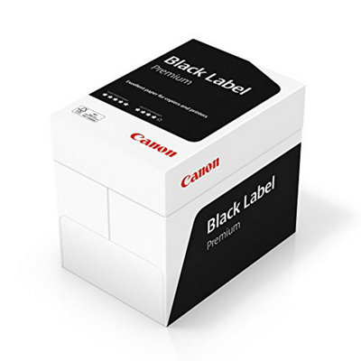 Canon Black Label Fsc A 4 80 gsm (5 x Pack 500 Sheets) White Copier ...