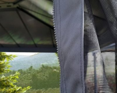 Canopia Netting Set for Dallas 4.9X4.3 Garden Gazebo - 4pc