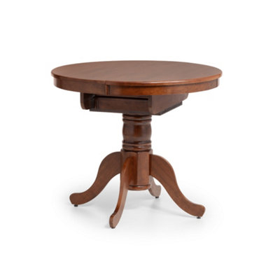 Canterbury Round To Oval Extending Table - Mahogany