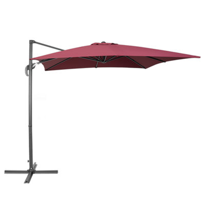 Cantilever Parasol 250 cm MONZA Burgundy
