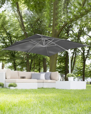 Cantilever Parasol 250 cm MONZA Dark Grey