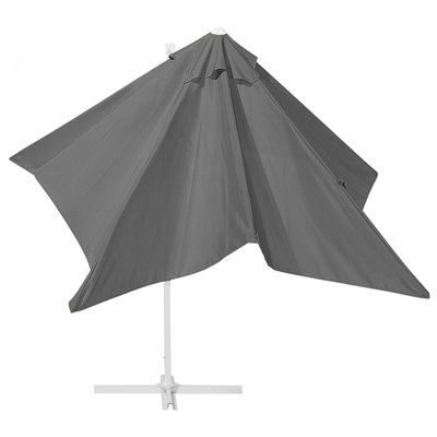 Cantilever Parasol 250 cm MONZA Dark Grey