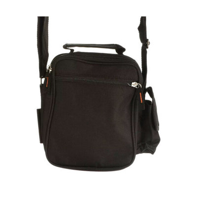 Canvas Multi-Purpose Cross body Shoulder Travel Bag - Black