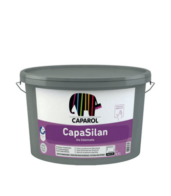 Caparol CapaSilan Dead Matt Interior Walls & Ceiling Paint - White - 12 ...