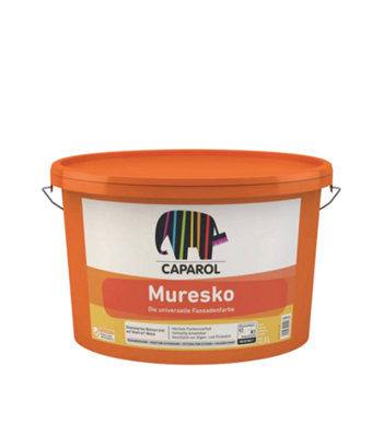 Caparol Muresko Exterior Masonry Paint - White - 12.5 Litre