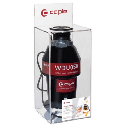 Caple WDU050 0.5hp Continuous-Feed Waste Disposal Unit, High-Speed ...
