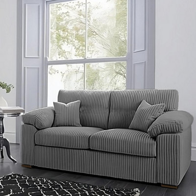 Capri Jumbo Cord Sofa, 3 Seater