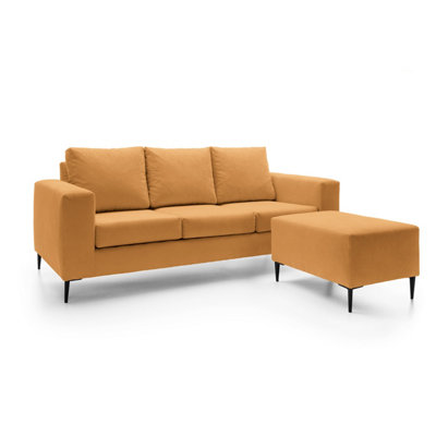 Capri Reversible Corner Sofa in Saffron