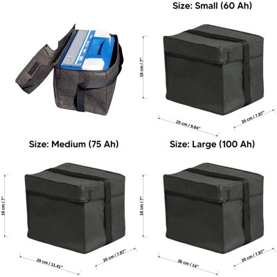 Car Battery Bag Pouch Cover Thermal Wrap Frost Protection Undersuit ...