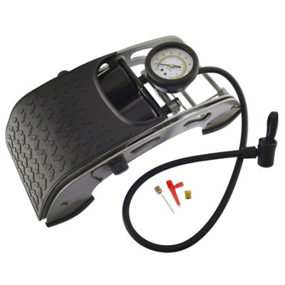 Foot tyre inflator store