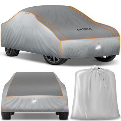 Car Cover - waterproof and breathable, with a 4 mm foam layer - grey ...