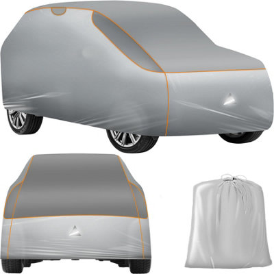 Car Cover - waterproof and breathable, with a 4 mm foam layer - grey ...