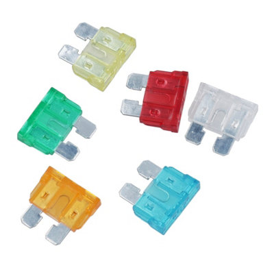 Car Fuse Set Standard Size Automotive Blade Fuses 5 10 15 20 25 30 Amp ...