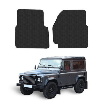Car Mats for Land Rover Defender (1983-2016) Tailored Fit Rubber Floor ...