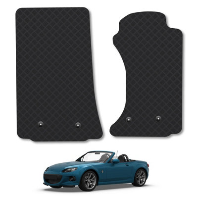 Car Mats for Mazda MX-5 (2006-2015) Tailored Fit Rubber Floor Set Heavy ...