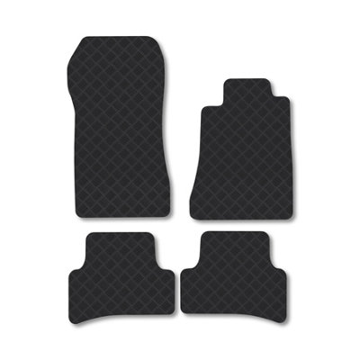 Car Mats for Mercedes CLK (1997-2003) C208/A208 Tailored Fit Rubber ...