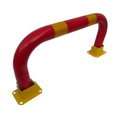 Car Park Bollard (Folding U-Shaped Lockable Steel Post Drop Down ...