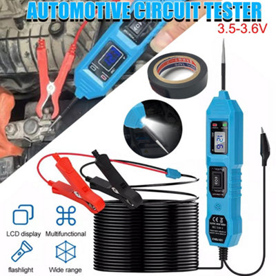 Car Power Probe Digital Automotive Circuit Electrical Tester Test ...