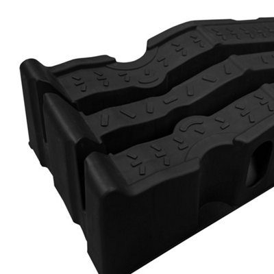 Car Service Ramps 7.2 Tonne Pair & Wheel Chocks