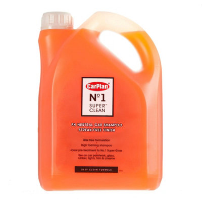 Car Shampoo Foam Wash PH Neutral Pre Treatment CarPlan Super Clean No1 2L