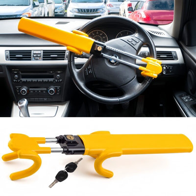 Car Steering Wheel Lock HEAVY DUTY High Security Hook Van Hook Crook