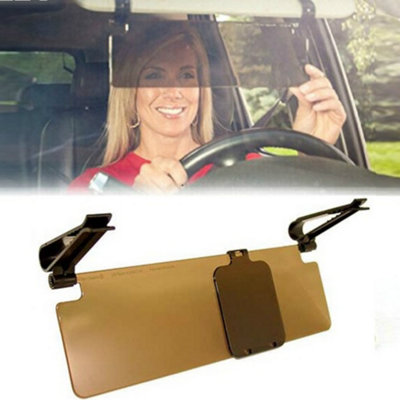 Car Sun Visor Extension Extender Clip on Glare Reducer Low Sun Driving ...