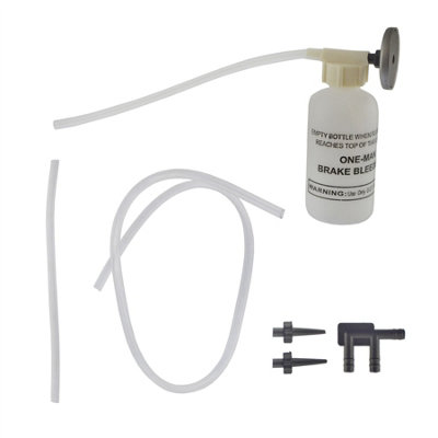 Car Van Bike Brake Fluid Bleeder Bleeding Kit With Adaptors And Hoses