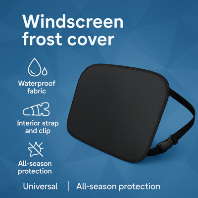 Car Windscreen Frost Cover 157 x 88 cm - Waterproof Winter Screen Guard ...