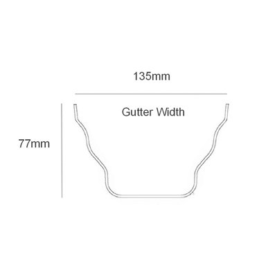 Caramel Ogee 135 Degree Gutter Angle Joint, Freeflow 135mm Rain Water ...