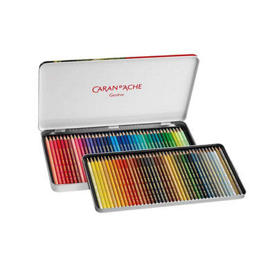 Caran d'Ache Prismalo Aquarelle 80 Water-Soluble Colour Pencils ...