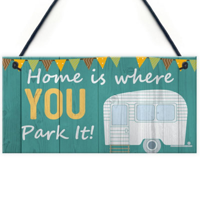 Caravan Accessories Hanging Wall Door Sign Caravan Sign Home Decor ...