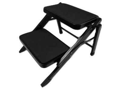 Caravan Double Folding Step Stool (Twin Non Slip Platform Foldable ...