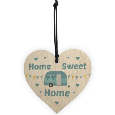 Caravan Sign HOME SWEET HOME Plaque Campervan Holiday Sign Home Decor ...