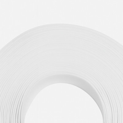 Caravan Window Trim Infill Strip (White 20M Motorhome Insert PVC)