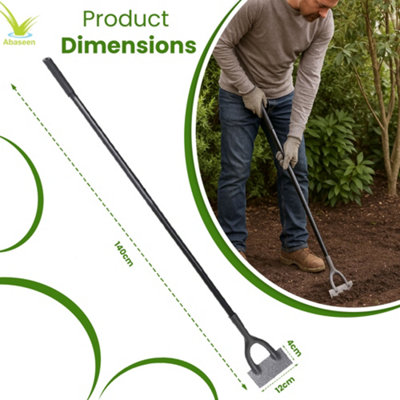 Carbon Steel Head Dutch Hoe with Long Handle Garden Tool for Weeding ...