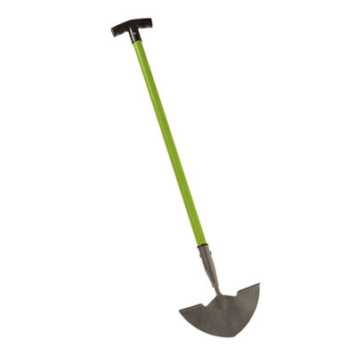 Carbon Steel Lawn Edger, Half Moon Garden Edging Tool, Long Handle ...