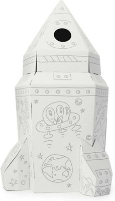 Cardboard Spaceship Rocket Playhouse For Kids - DIY Creative Playhouses ...