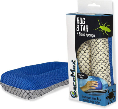 CareMax Bug & Tar Double Sided Durable Sponge for Car Windows ...