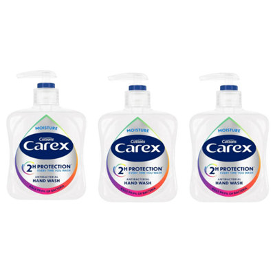 Carex Moisture Plus Antibacterial Handwash 250ml x 3