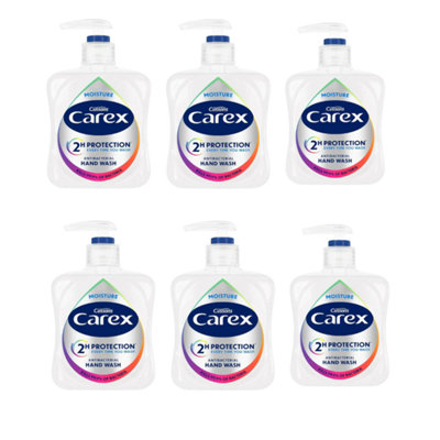Carex Moisture Plus Antibacterial Handwash 250ml x 6