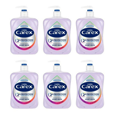 CAREX SENSITIVE ANTIBACTERIAL HAND WASH 500 ML - PACK OF 6