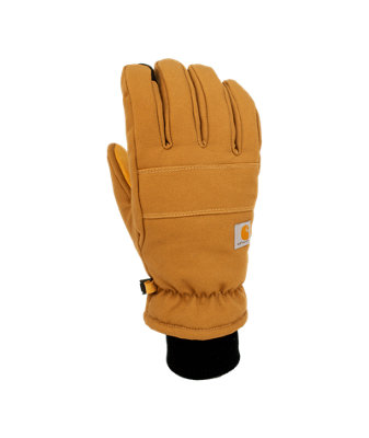 Carhartt Insulated Duck Touch-Sensitive Knit Cuff Gloves Carhartt Brown L