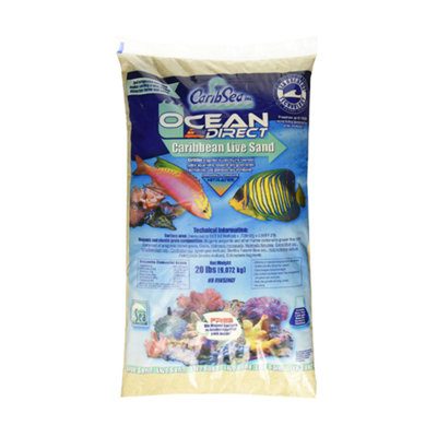 CaribSea Ocean Direct Caribbean Live Sand 20lbs (9.1kg)