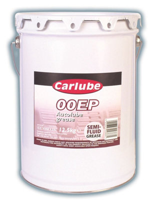 Carlube 00EP Autolube Semi Fluid Grease Lubricant 12.5kg Extreme Pressure