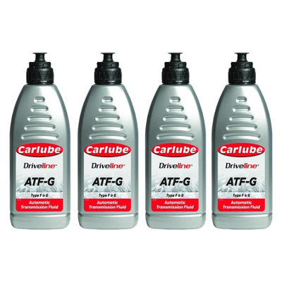 Carlube Automatic Transmission Fluid ATF G Power Steering Liquid 1L x4