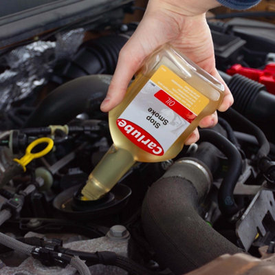 Carlube Car Stop Smoke Fuel Treatment Additive Engine Parts Sealant 300ml