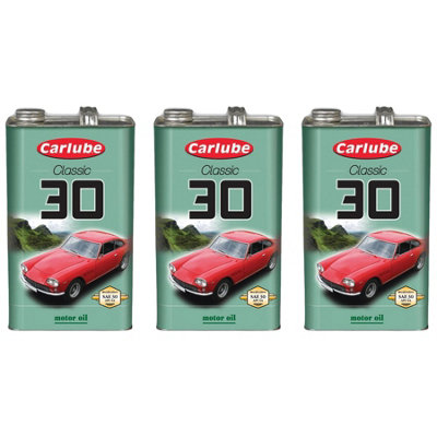 Carlube Classic SAE30 Mineral Oil 4.55L (3 Pack)