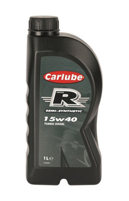 Carlube Diesel Engine Oil 6L Triple R 15W40 Semi Synthetic mid-SAPS 6x ...