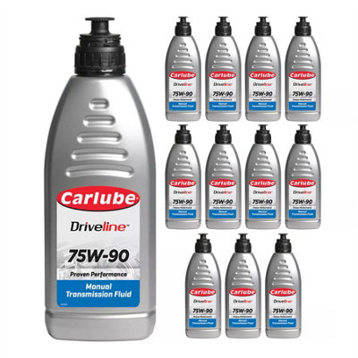 Carlube Driveline 75w90 Manual Transmission Fluid 1L Litre x12